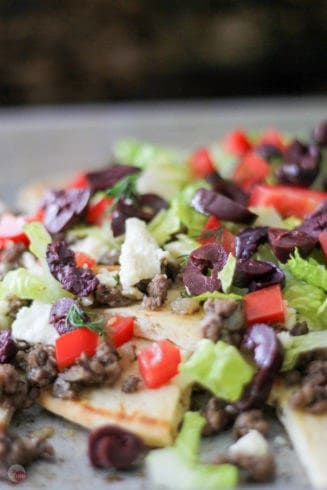 Gyro Nachos with Pita Chips - Take Two Tapas