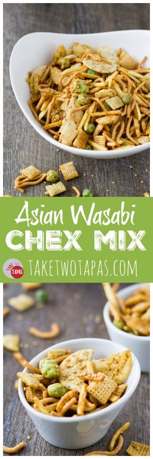 Asian Wasabi Chex Mix Party Snack for Far East Snacking!