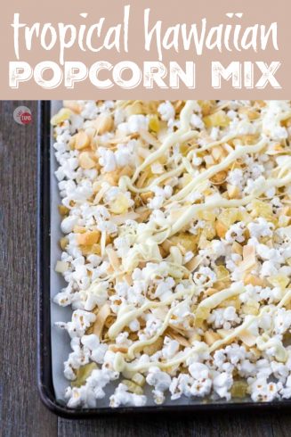 Tropical Hawaiian Popcorn Snack Mix - Take Two Tapas