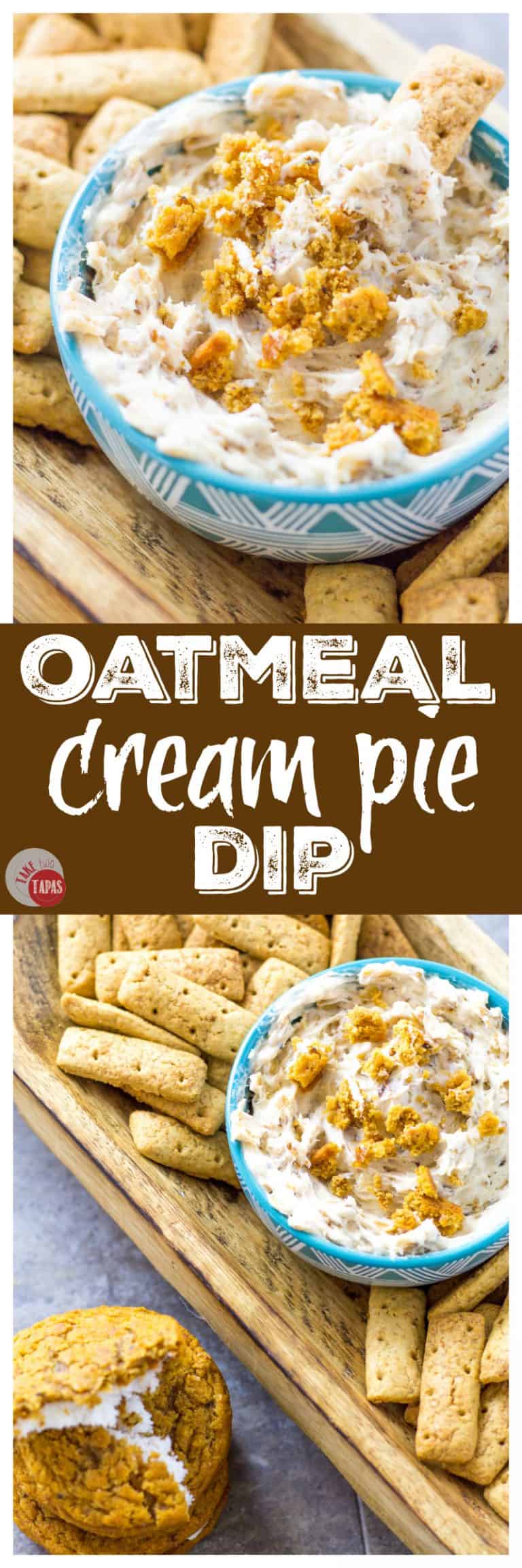 Oatmeal Cream Pie Dip - A Beloved Cookie Becomes a Dip