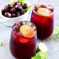 CHERRY LIMEADE PUNCH {with Cream Soda}