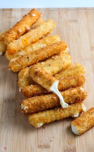 Homemade Cheese Sticks with String Cheese ~ Take Two Tapas