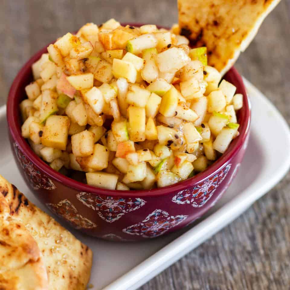 Fresh Apple Pie Salsa - Take Two Tapas