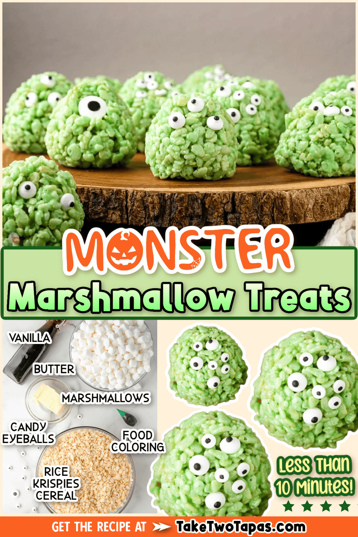 Monster Rice Krispie Treats - Take Two Tapas