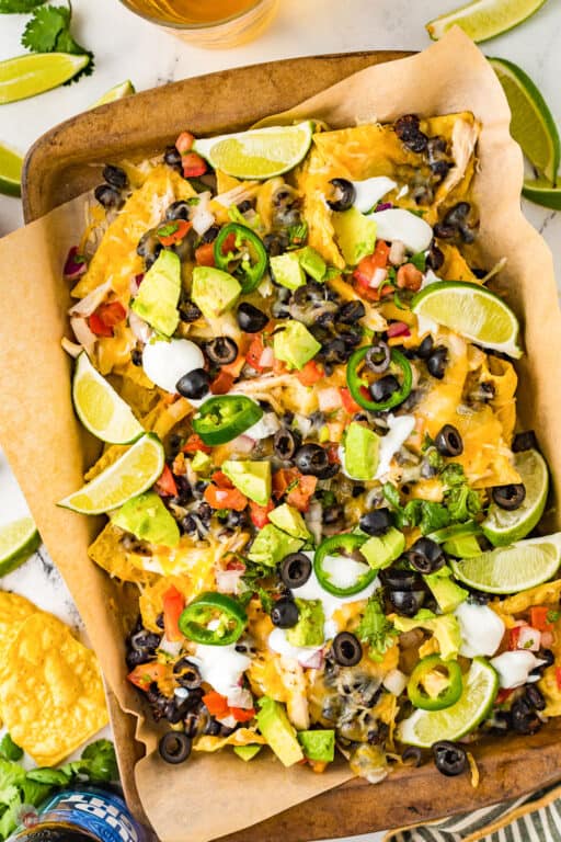 Loaded Chicken Nachos - Take Two Tapas