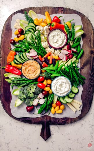 Easiest Crudité Platter Ever