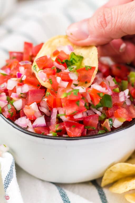 Easy Pico de Gallo (Authentic) Take Two Tapas