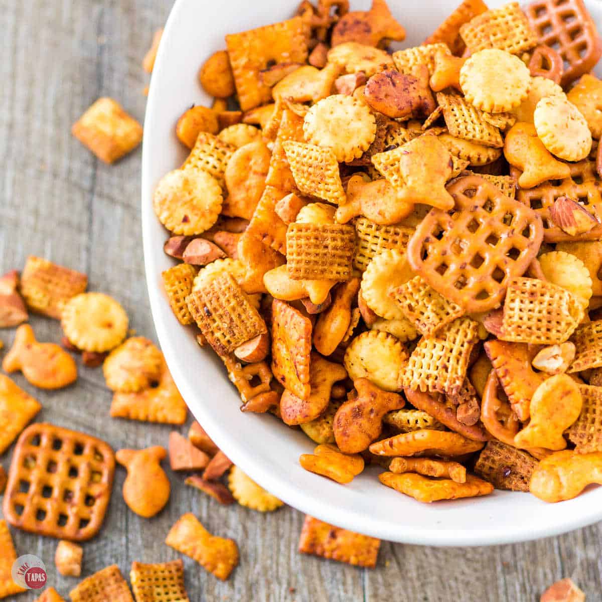 Bold Chex Mix (Easy Spicy Snack Mix)