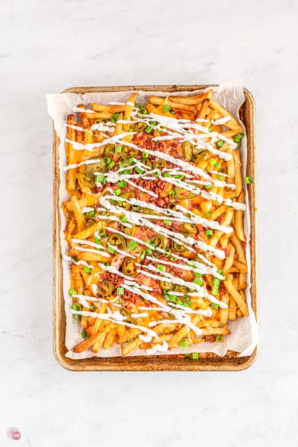 Loaded Fries with Bacon - Take Two Tapas