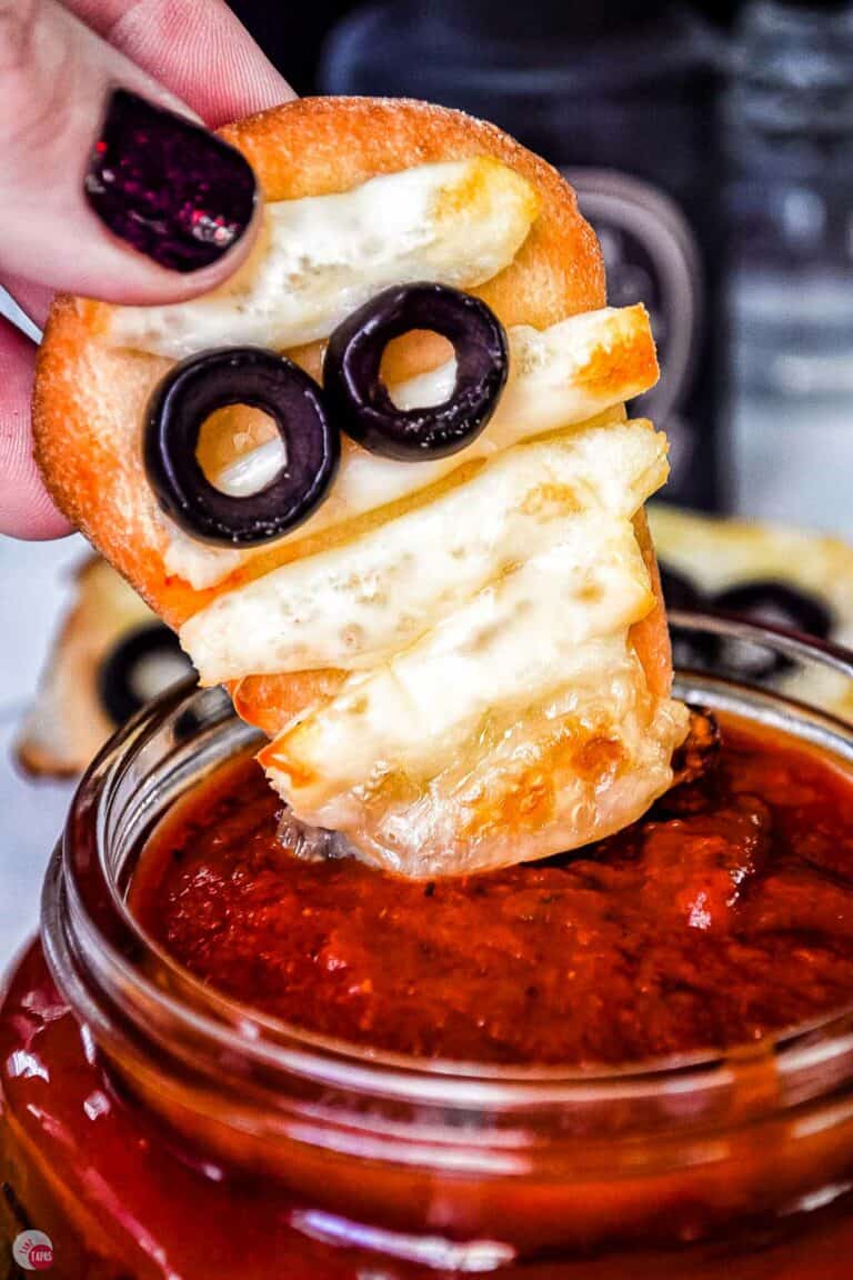 Halloween Mini Mummy Pizzas - Take Two Tapas