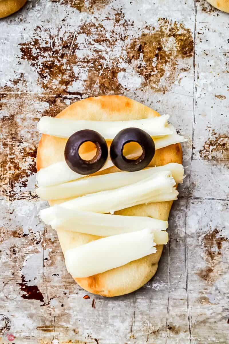 Halloween Mini Mummy Pizzas - Take Two Tapas