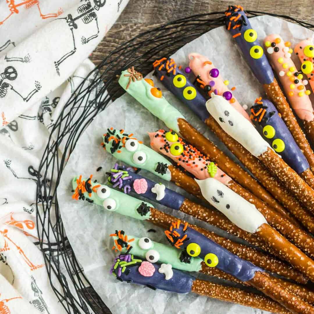 Halloween Pretzel Rods - Take Two Tapas