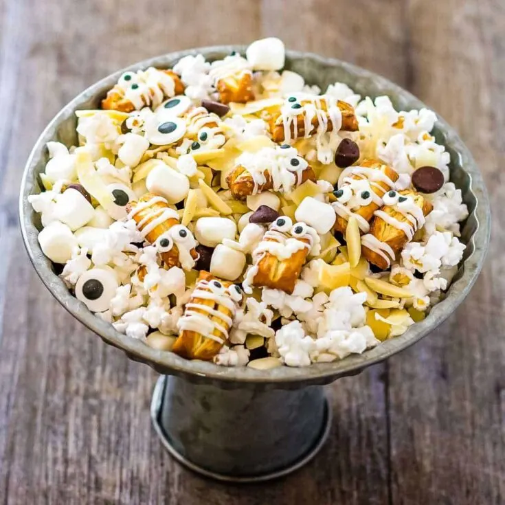 Mummy Munch Snack Mix (Spooky Snack) Take Two Tapas