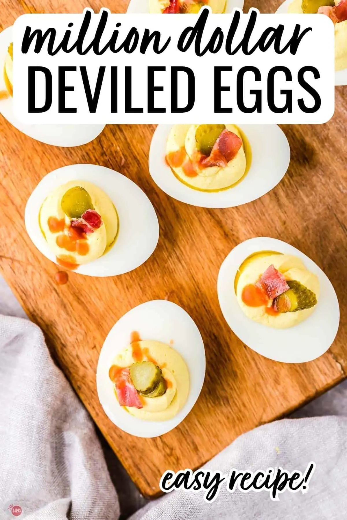 Million Dollar Deviled Eggs (Classic!) Take Two Tapas