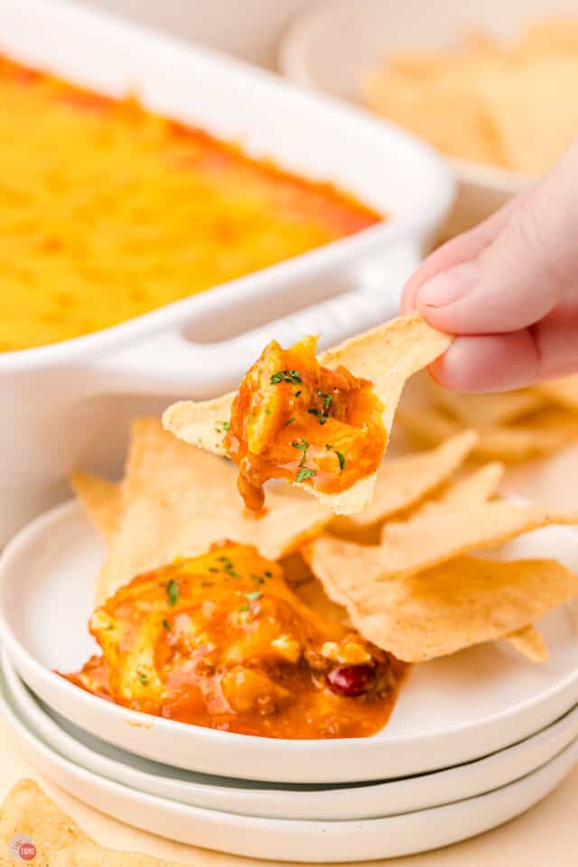 Easy Chili Cheese Dip - Take Two Tapas