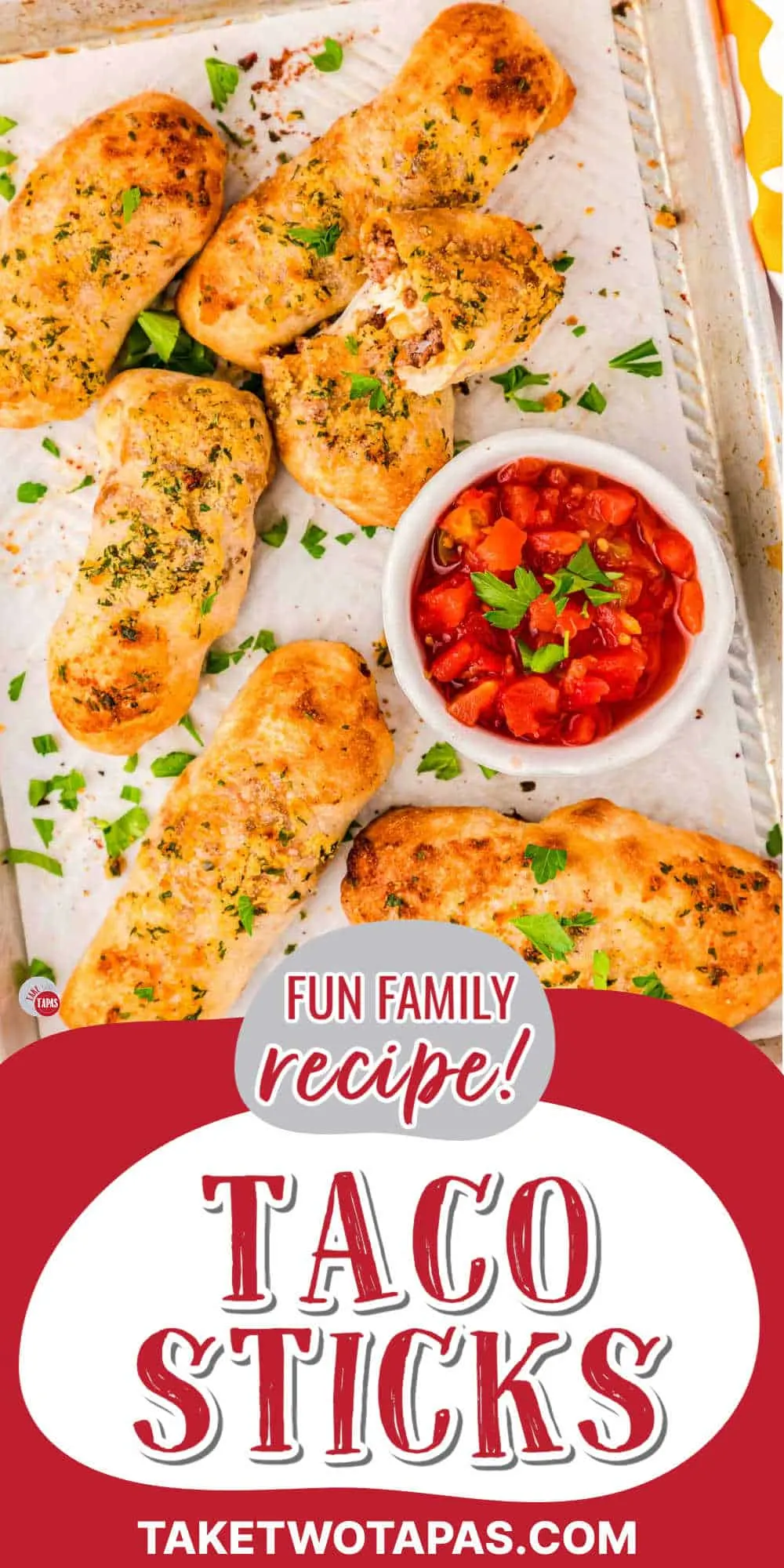 Easy Cheesy Taco Sticks - Take Two Tapas