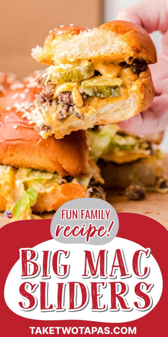 Super Easy Big Mac Sliders - Take Two Tapas