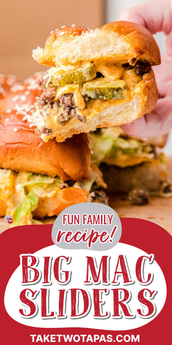 Super Easy Big Mac Sliders - Take Two Tapas