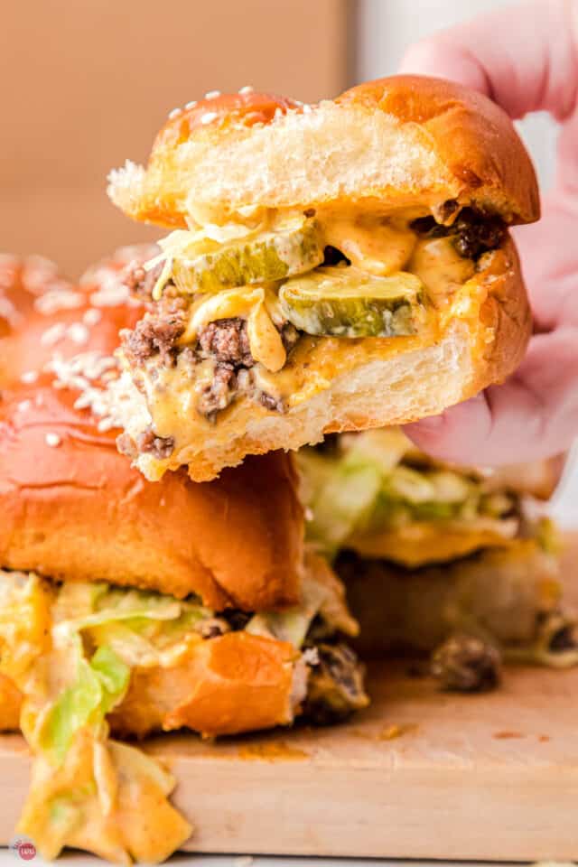 Big Mac Sliders - Take Two Tapas