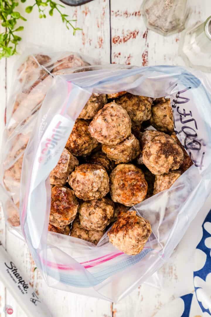 Best Frozen Meatballs (From Scratch!) - Take Two Tapas