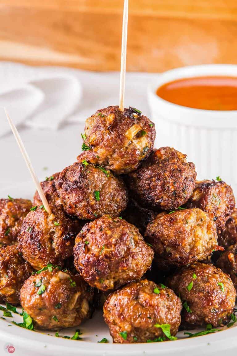 Easy Air Fryer Meatballs - Take Two Tapas