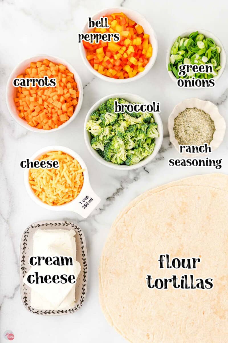 Best Veggie Pinwheels (Easy!)