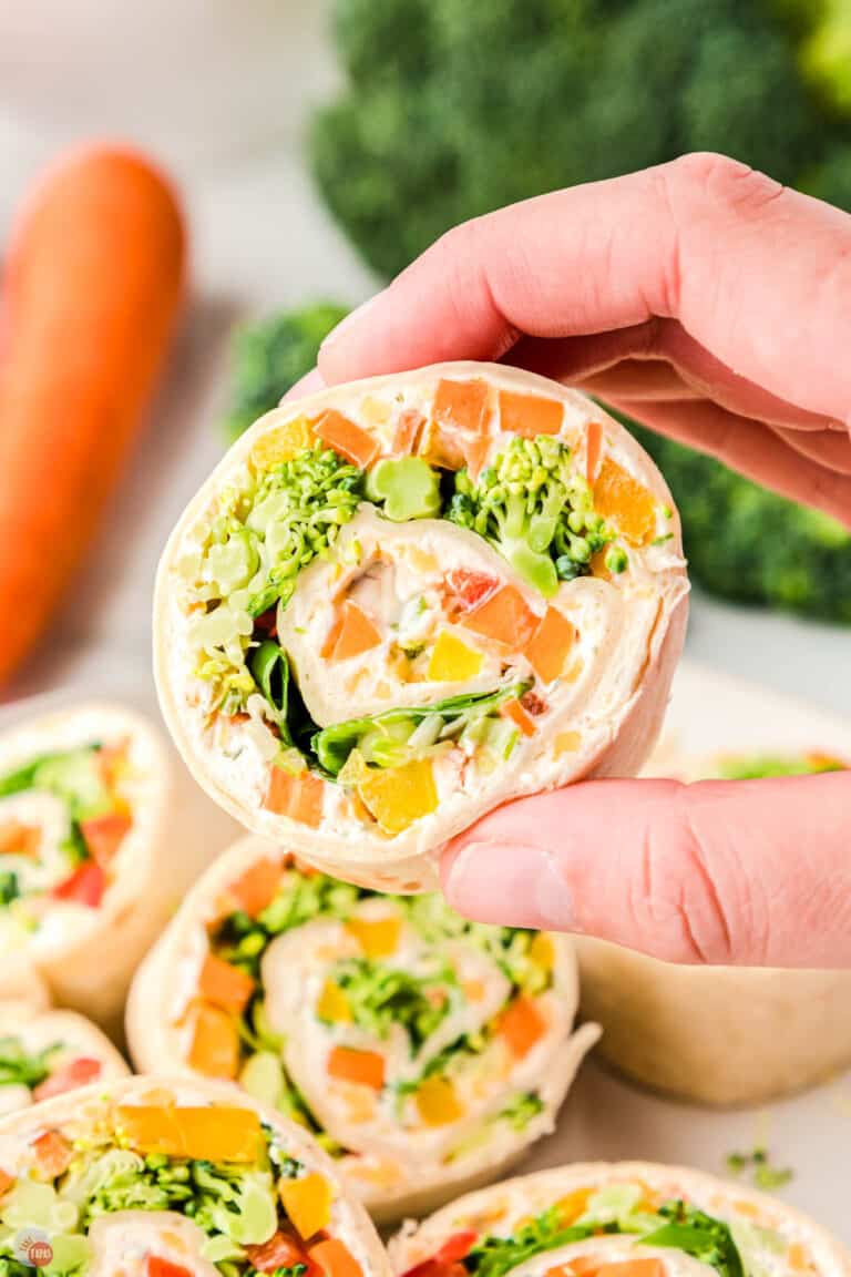 Best Veggie Pinwheels (Easy!)