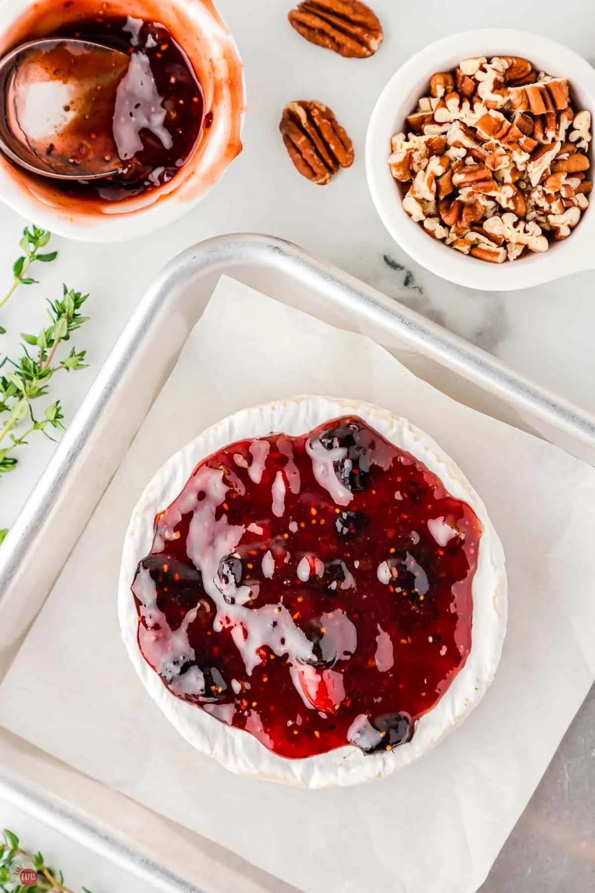 Baked Brie with Jam - Take Two Tapas