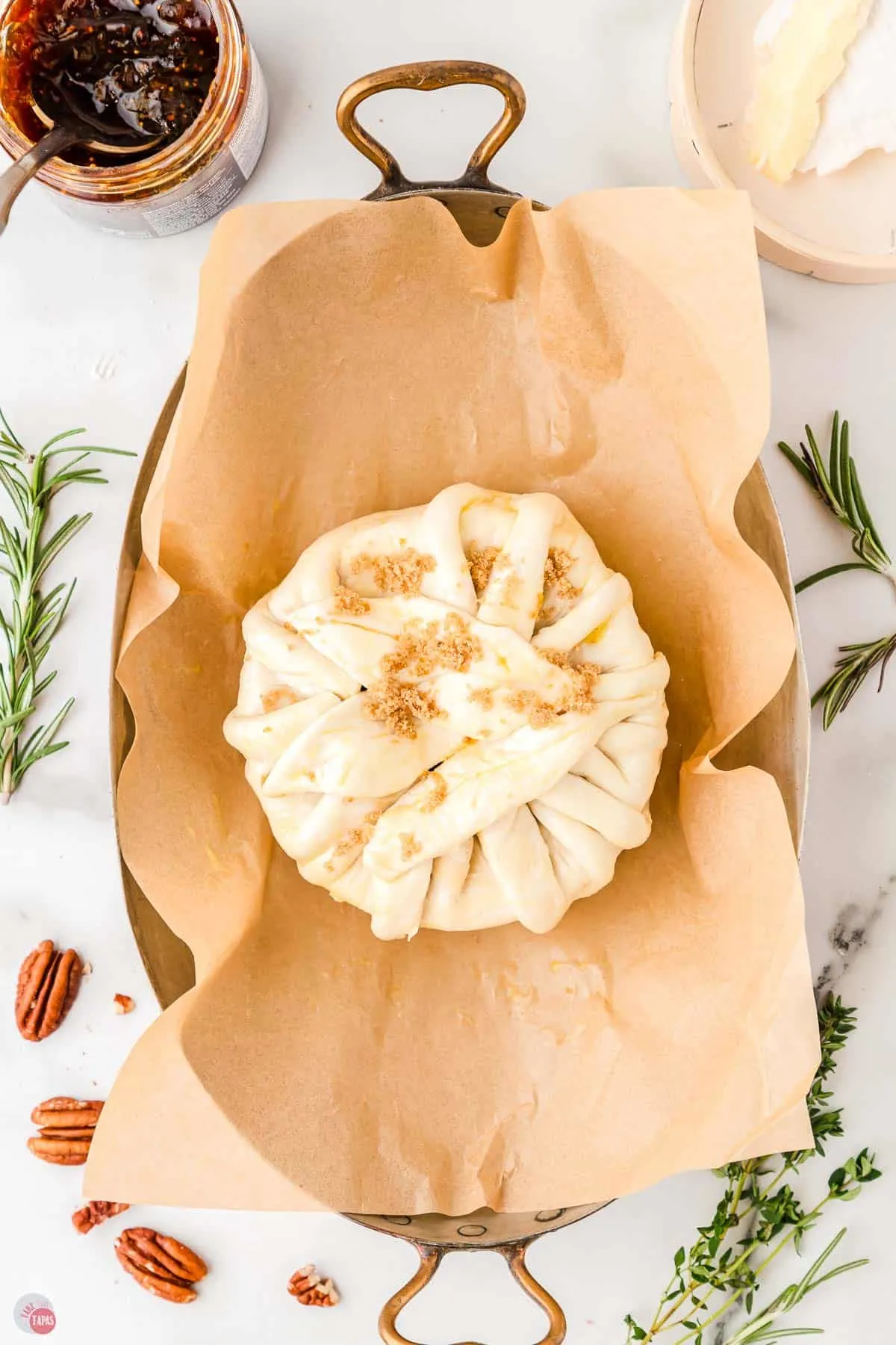Baked Brie in Puff Pastry - Take Two Tapas