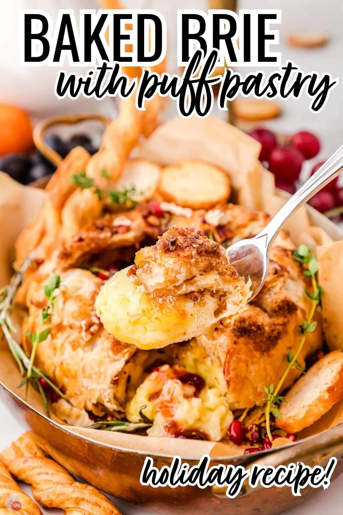 Baked Brie in Puff Pastry - Take Two Tapas