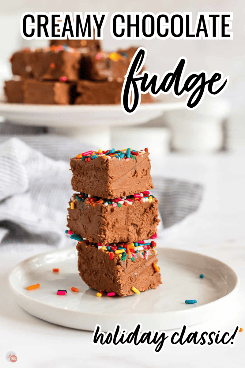 Creamy Chocolate Fudge - Take Two Tapas