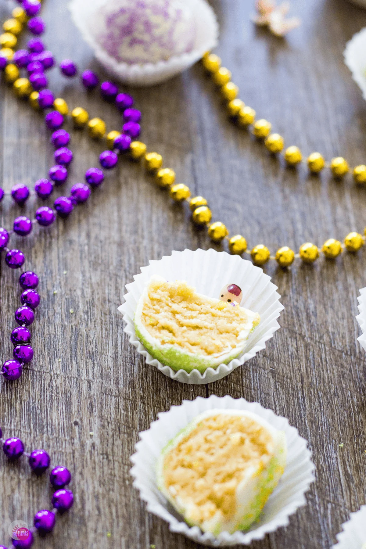 King Cake Truffles (Mardi Gras Dessert)