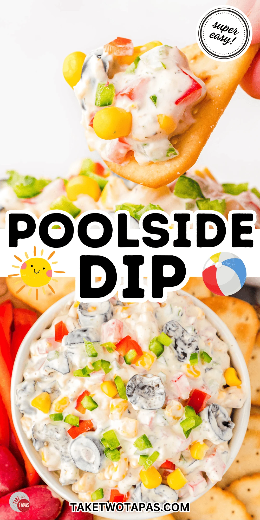 Easy Skinny Poolside Dip - Take Two Tapas