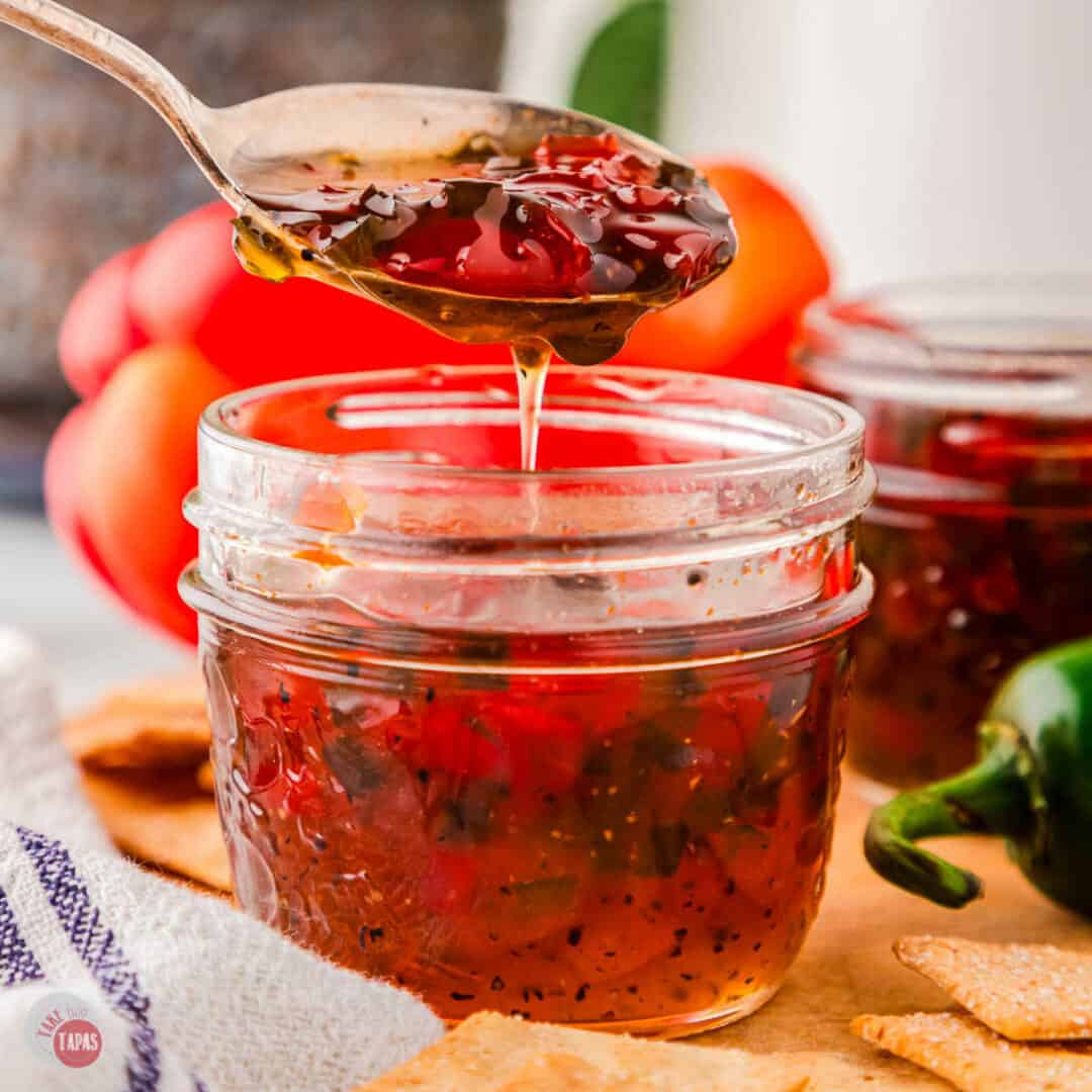 Hot Pepper Jelly (No Canning Needed!) - Take Two Tapas