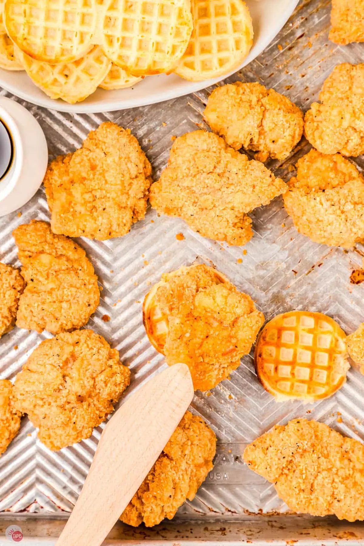 Easy Chicken and Waffle Sliders - Take Two Tapas