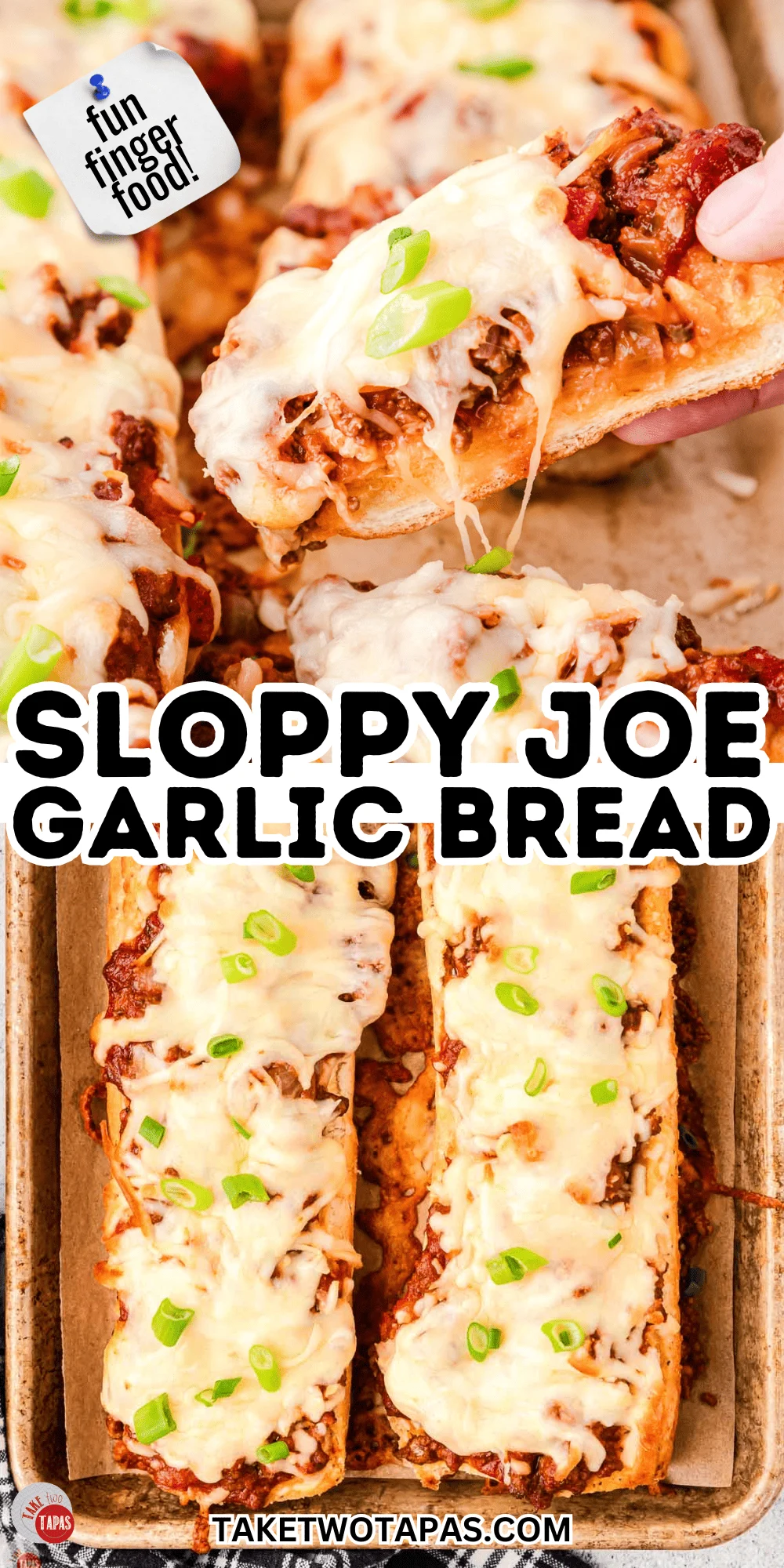 Easy Sloppy Joe Garlic Bread - Take Two Tapas