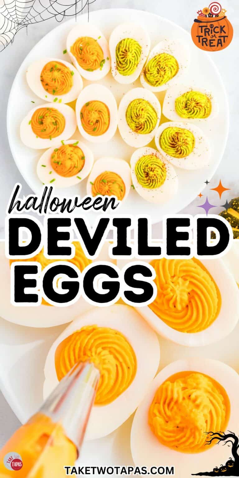 Halloween Deviled Eggs - Take Two Tapas