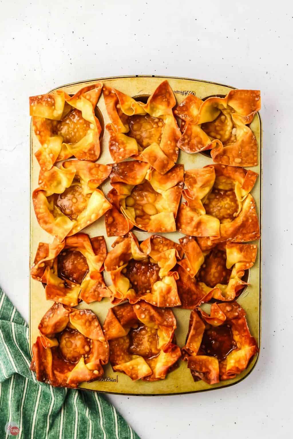 Egg Roll Wonton Cups - Take Two Tapas