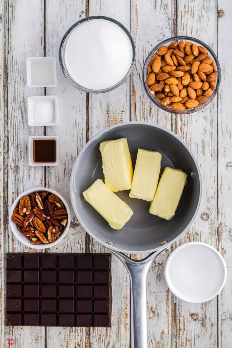 Homemade Almond Roca Candy - Take Two Tapas